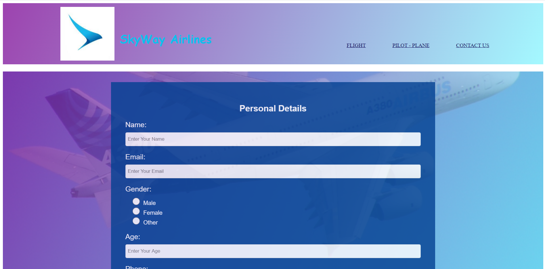 Personal Portfolio Webpage